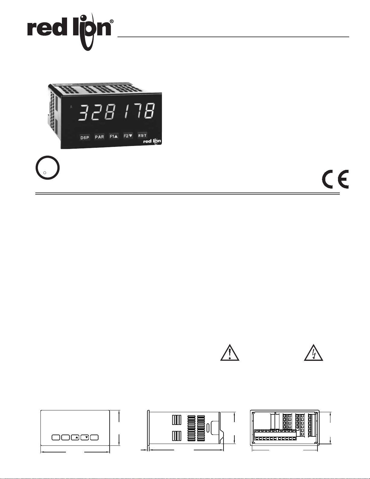 PAXCDL10 User Reference Manual Guide RED Lion Controls | 1/2 Pages - AiPCBA