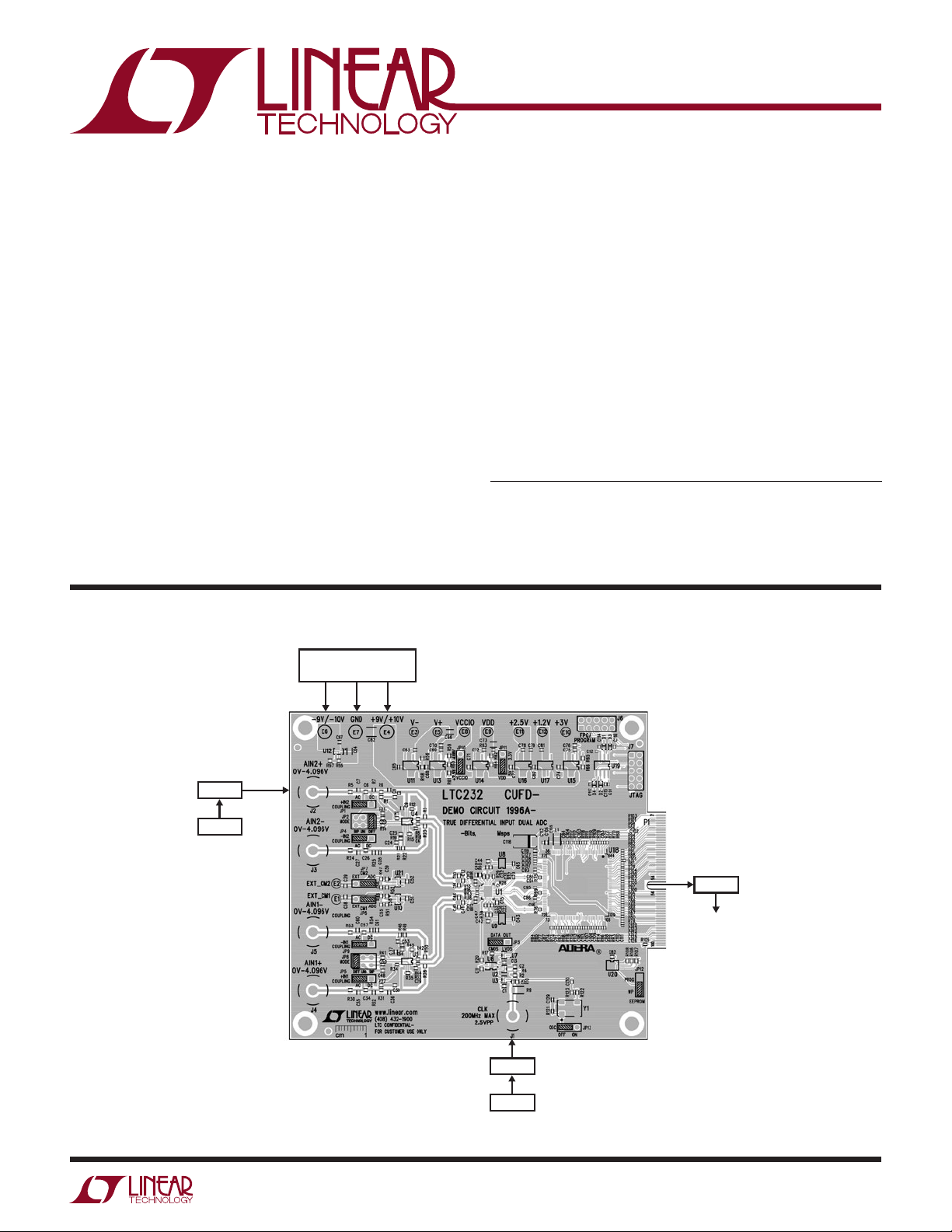 DC1996A-F User Reference Manual Guide Linear Technology | 1/26 Pages - AiPCBA