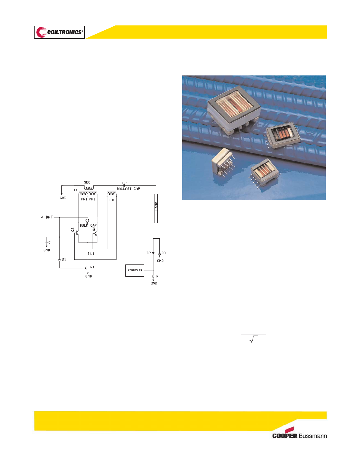 CTX410809-R Application Note Eaton Bussmann | 1/6 Pages - AiPCBA