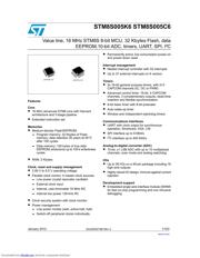 STM8S005K6 Datasheet PDF - AiPCBA