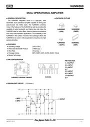 NJM4560 Datasheet PDF - AiPCBA