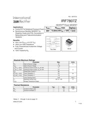 IRF7807 Datasheet PDF - AiPCBA