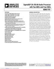 ADAU1701 Datasheet PDF - AiPCBA
