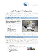 CY3202-C User Reference Manual Guide Cypress Semiconductor | 1/2 Pages ...