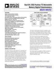 AD5252 Datasheet PDF - AiPCBA