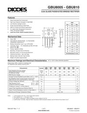 GBU808 Datasheet PDF - AiPCBA