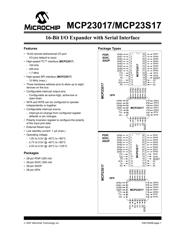 MCP23017 Datasheet PDF | Interface IC, Interface Controller - AiPCBA
