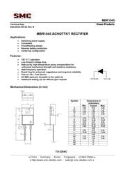 MBR1545 Datasheet PDF - AiPCBA