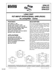 OPA2137 Datasheet PDF - AiPCBA