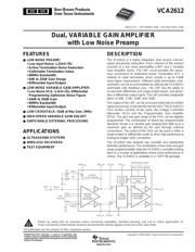 VCA2612Y/250G4 Datasheet PDF | TI - AiPCBA