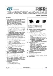 STM32F427 Datasheet PDF | Microcontroller, MCU IC - AiPCBA