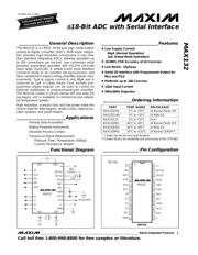 MAX132CWG+T Datasheet PDF | Maxim Integrated - AiPCBA