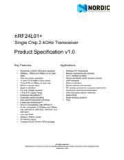 NRF24L01 Datasheet PDF - AiPCBA