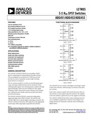 ADG452 Datasheet PDF - AiPCBA