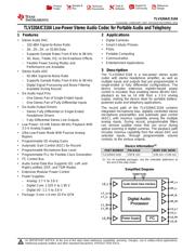 TLV320 Datasheet PDF - AiPCBA
