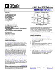 ADG441 Datasheet PDF - AiPCBA