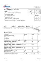 SPD02N80C3 Datasheet PDF - AiPCBA