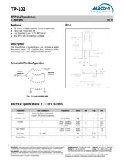 TP-102-PIN Datasheet PDF | M/A-Com - AiPCBA