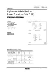 2SD2144 Datasheet PDF - AiPCBA