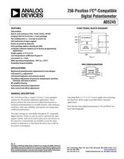 AD5245 Datasheet PDF - AiPCBA