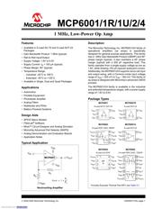 MCP6002 Datasheet PDF - AiPCBA