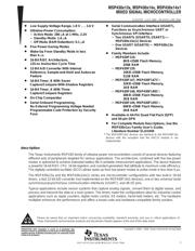 MSP430 Datasheet PDF - AiPCBA