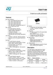 TDA7419 Datasheet PDF - AiPCBA